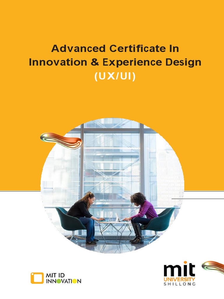 UI - UX - Brochure | PDF | University And College Admission | Massachusetts Institute Of Technology