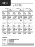 Tdh Menu @1250+Taxes | PDF