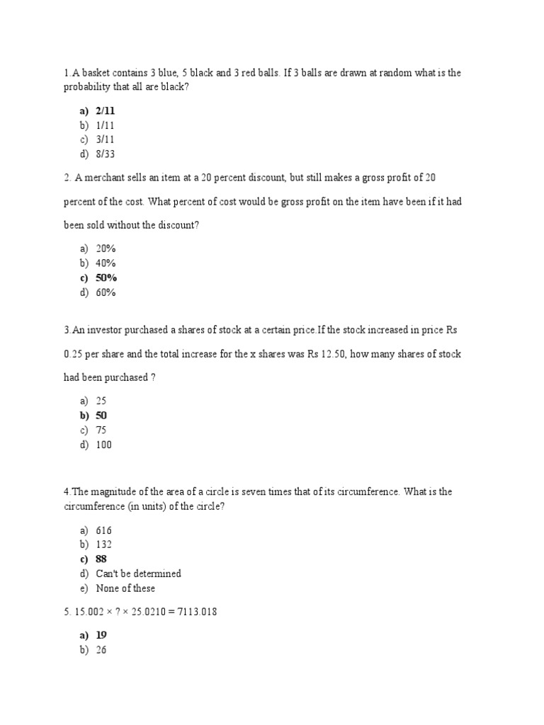 HCL - Test 1 | PDF | Stocks | Deforestation