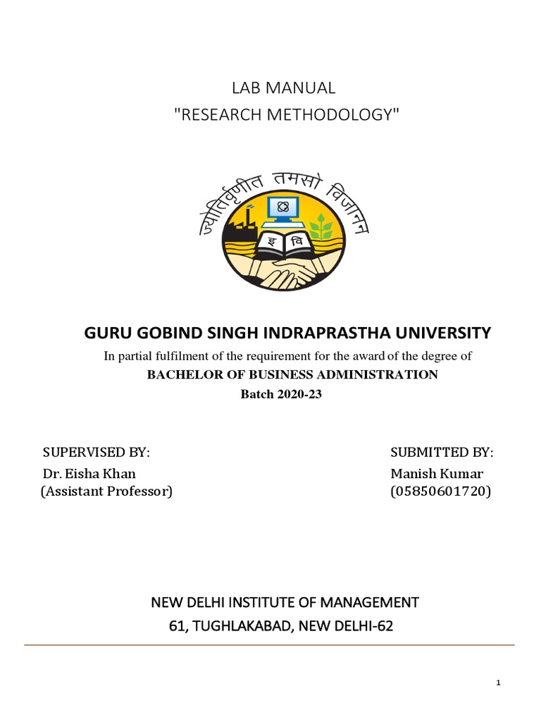 RM (Practical File) - 4th Sem | PDF | Spss | Chi Squared Test