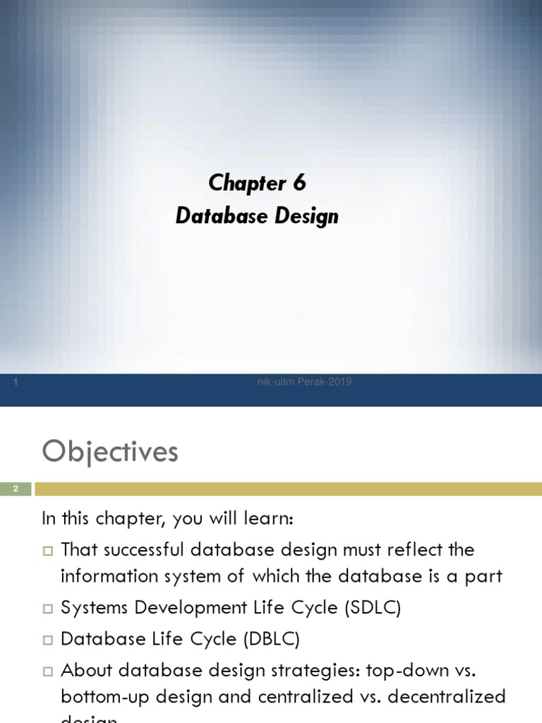 Topic 6 Database Design | PDF | Databases | Conceptual Model Topic 6 Database Design | PDF | Databases | Conceptual Model