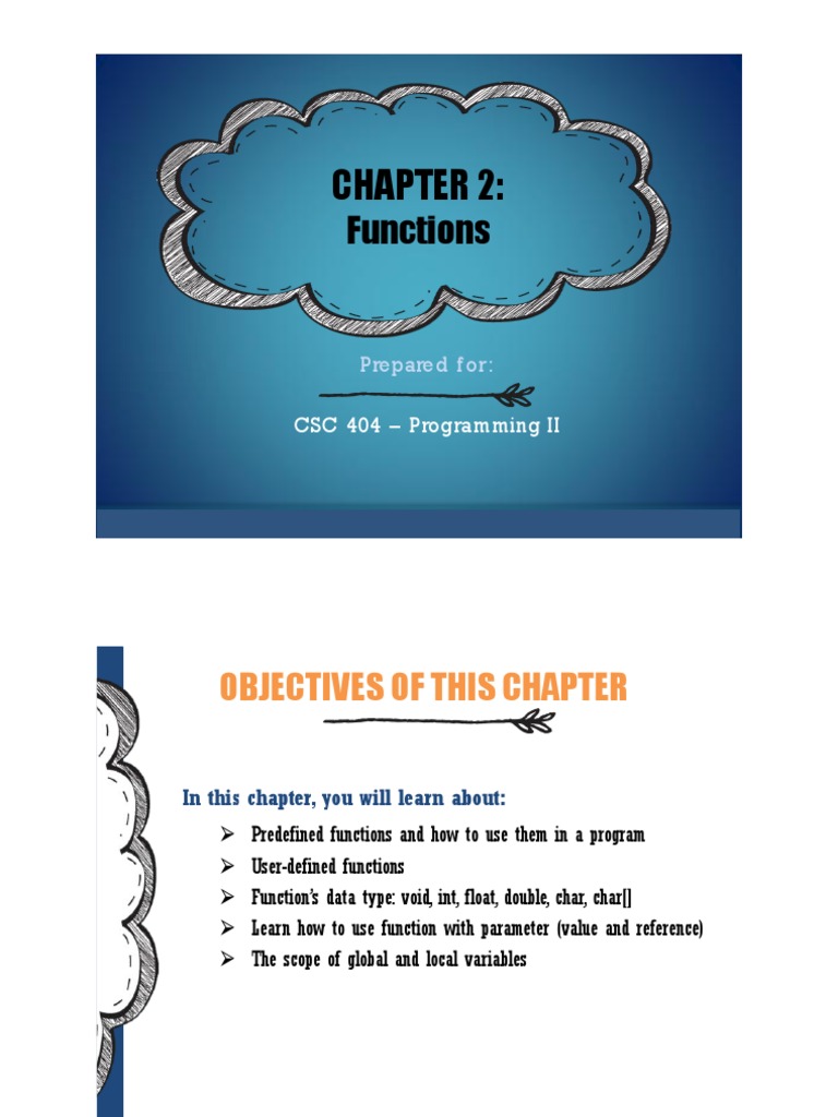 CSC404 Chapter2 Part1 | PDF | Programming | Computer Program