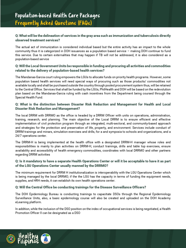 Population-Based Health Services Overview | PDF | Epidemiology ...