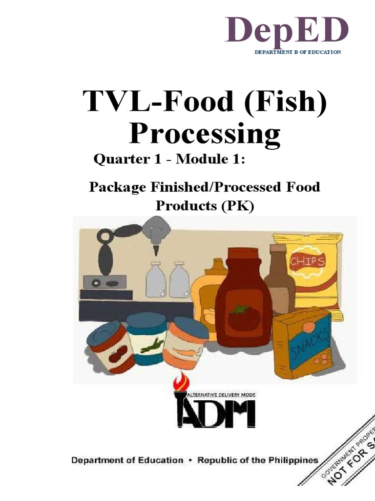 Adm Food Fish Processing 12 Lo1 1 1 Rrrivares June2020 Docx - Wps PDF ...