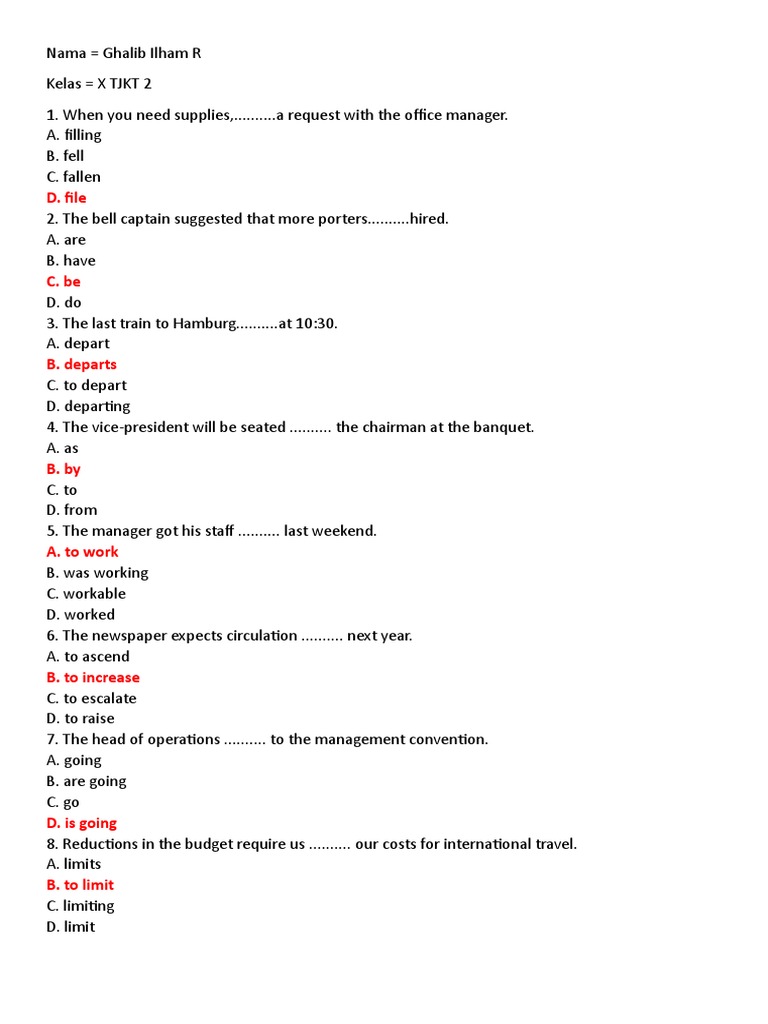 Incomplete Sentence | PDF