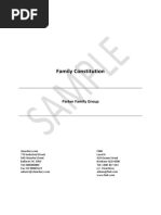 Sample of Family Constitution: Topic Interpretation Tasks To Be Done ...