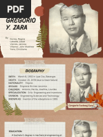 Biography of Gregorio Zara | PDF | Engineering