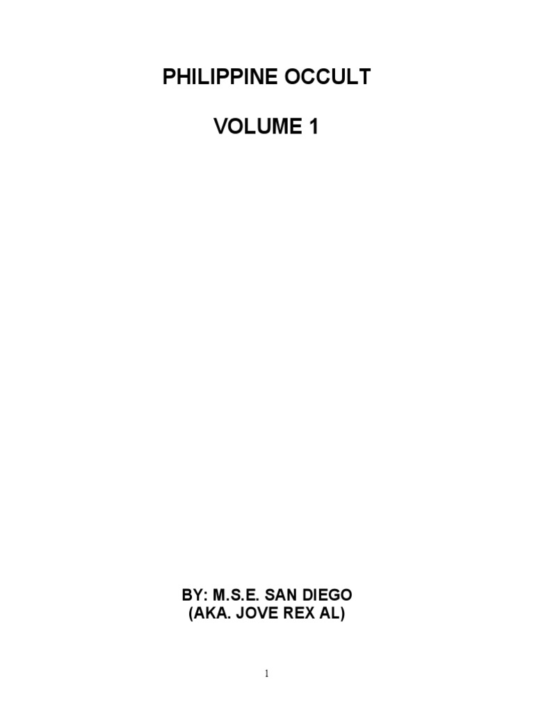 Phil Occult 1 | PDF | Humility | God