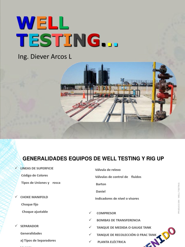 CURSO WELL TESTING | PDF | Tornillo | Presión