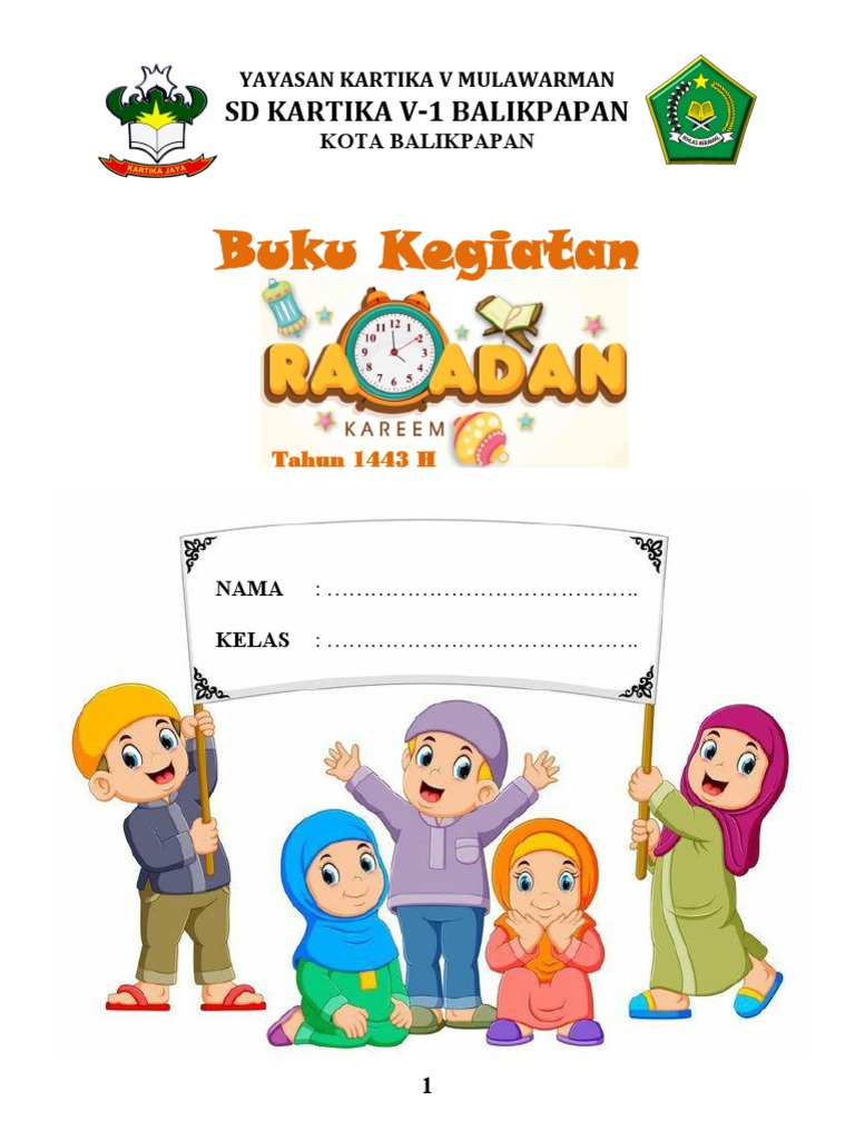 Contoh BUKU KEGIATAN BULAN RAMADHAN | PDF