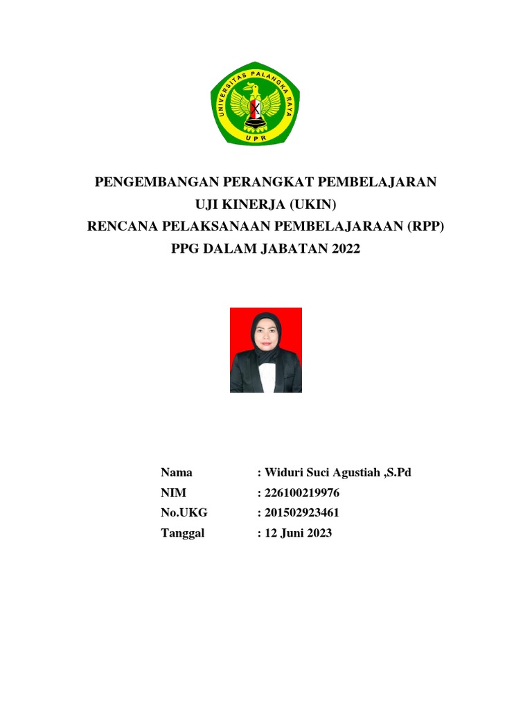 Perangkat Pembelajaran UKIN Widuri Suci | PDF