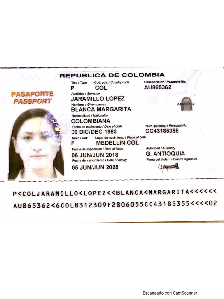 Pasaporte | PDF