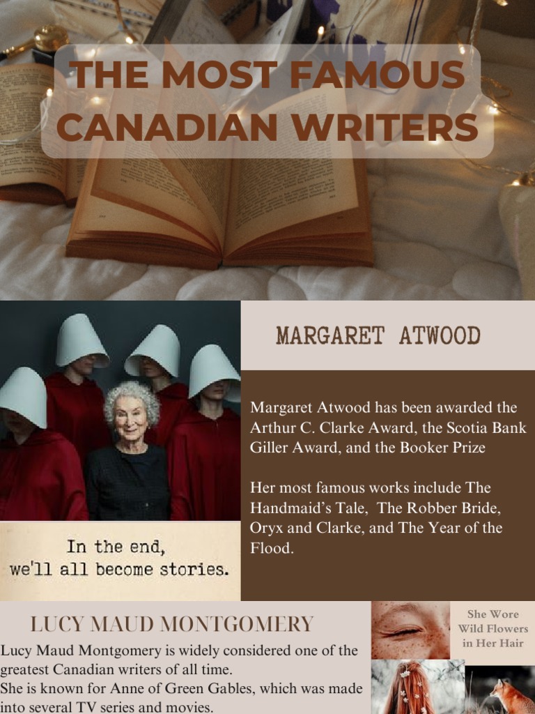 The Most Famous Canadian Writers | PDF | Poetry | Classics