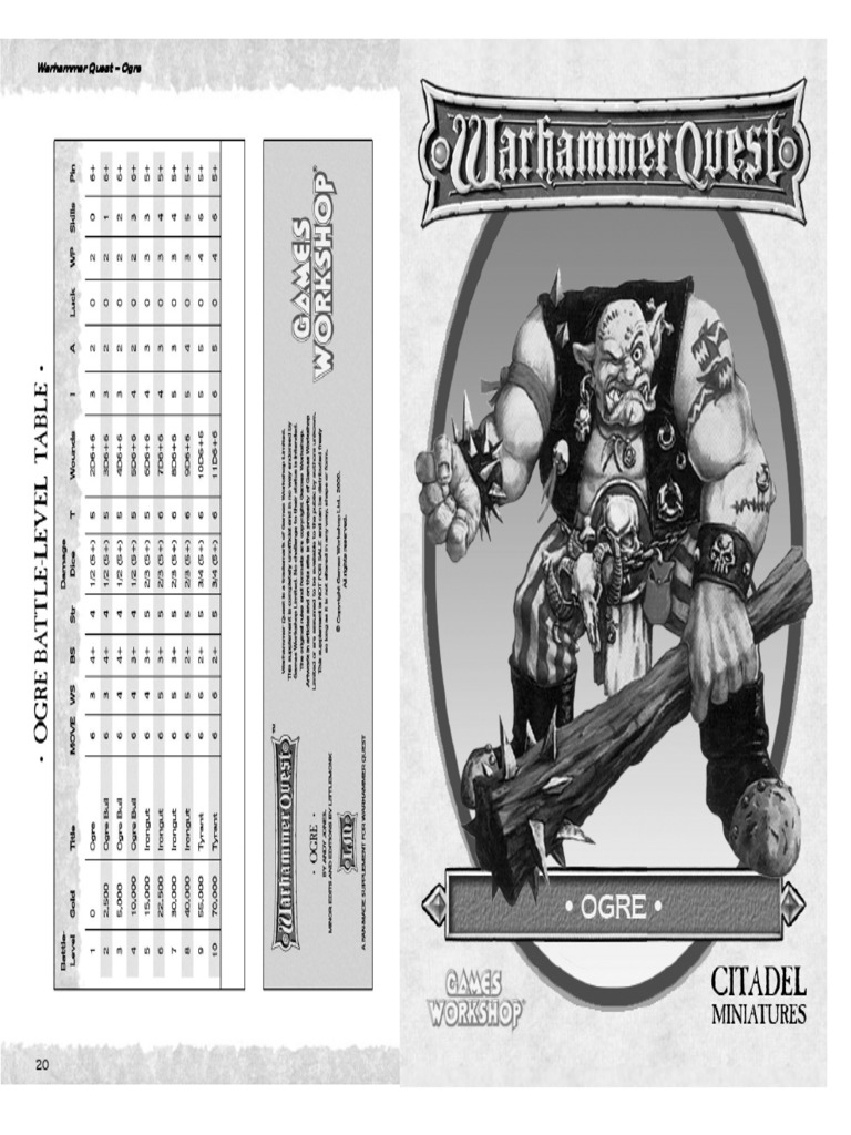 Ogre LM (Rev C) Booklet | PDF | Fantasy