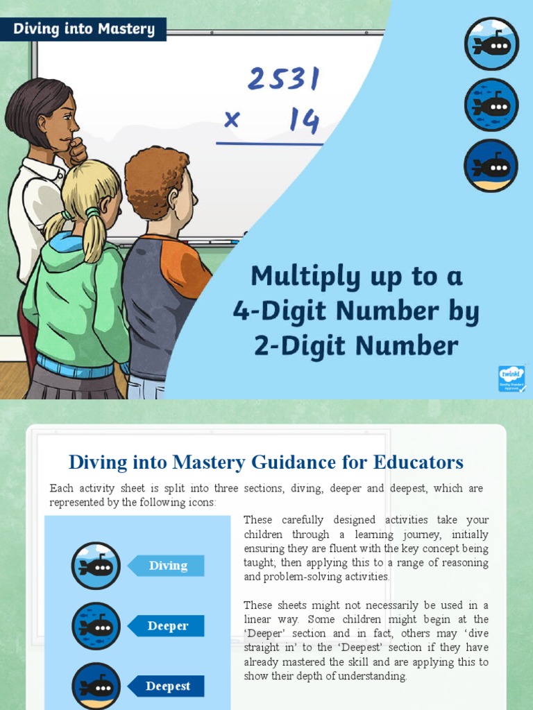 Multiply Up To A 4 Digit Number by 2 Digit Number PowerPoint | PDF ...