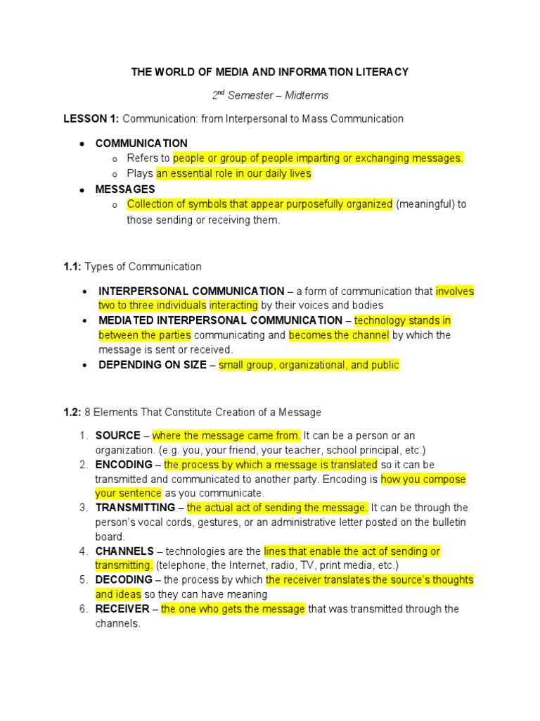 Lesson 1 - Mil | PDF | Social Science Lesson 1 - Mil | PDF | Social Science