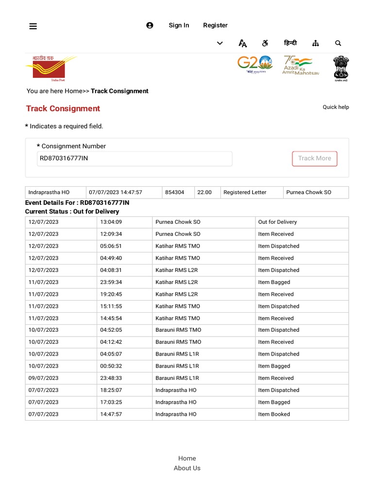 Track Consignment Delhi | PDF | Computing | Information Technology