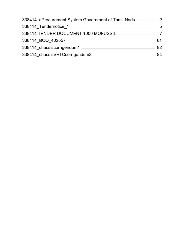 1000 Bus Chassis 12 July 23 Tamil Nadu Merged | PDF | Procurement ...