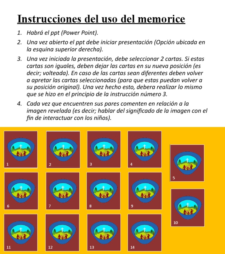 Memorice niños | PDF