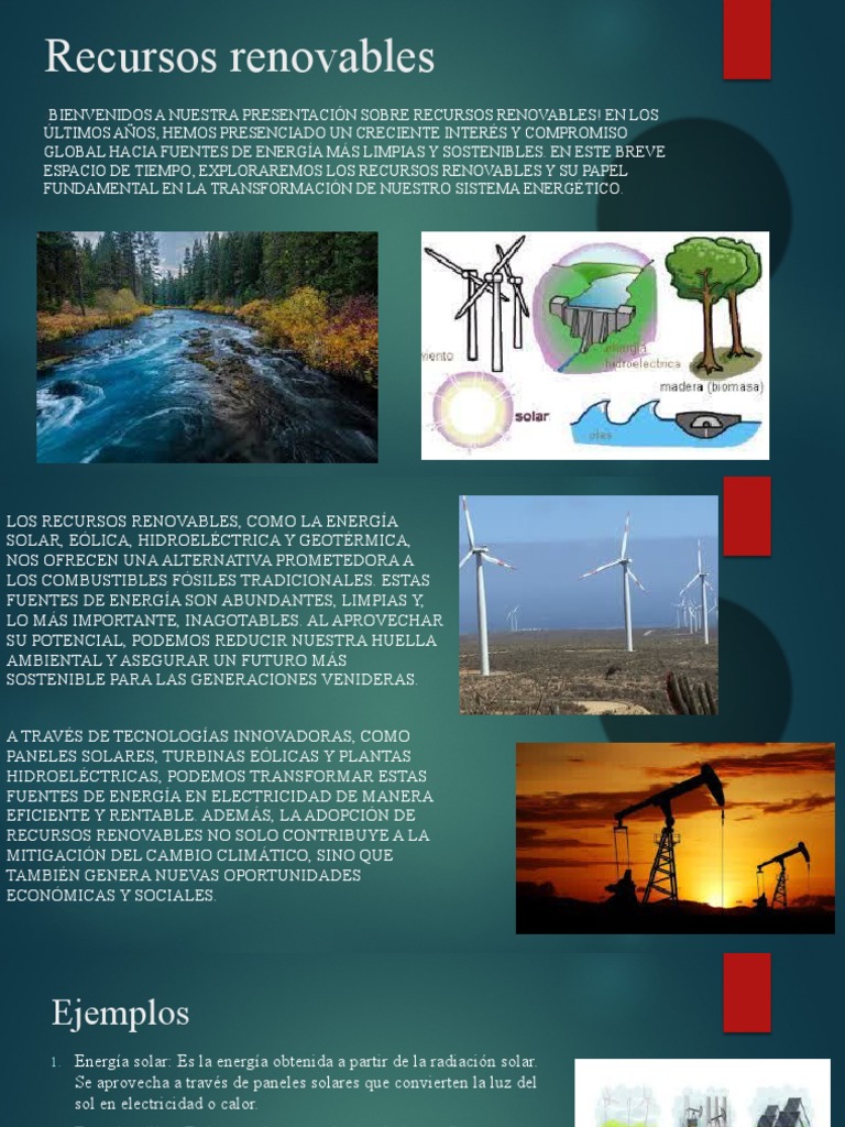 Recursos Renovables | PDF | Energía renovable | Energía eólica