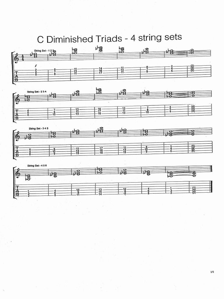 Triad Patterns | PDF