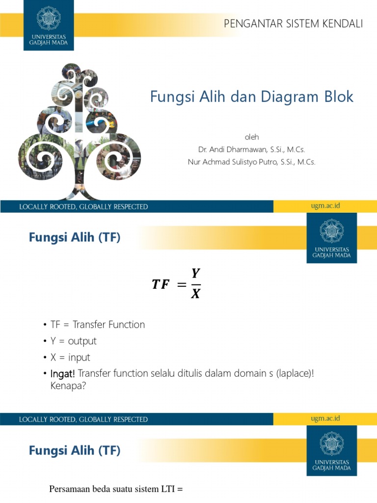 Fungsi Transfer Dan Diagram Blok | PDF