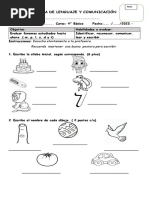Guía Repaso Letras M P L S | PDF