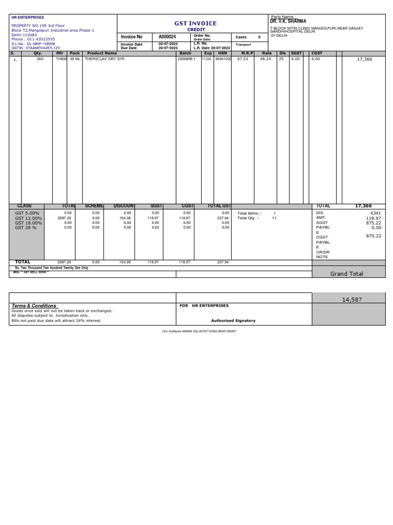 Invoice 2023 | PDF | Governance | Public Administration