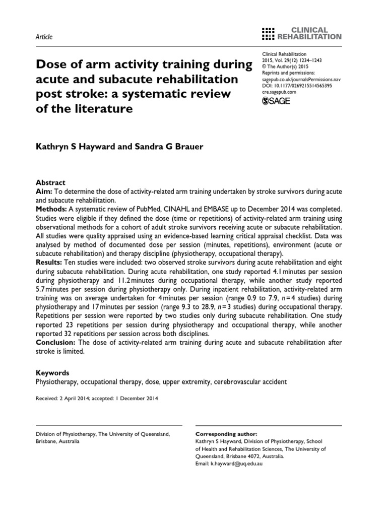 dose-of-arm-activity-training-during-acute-and-subacute-rehabilitation