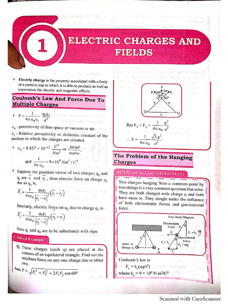 Electric Charge and Field | PDF