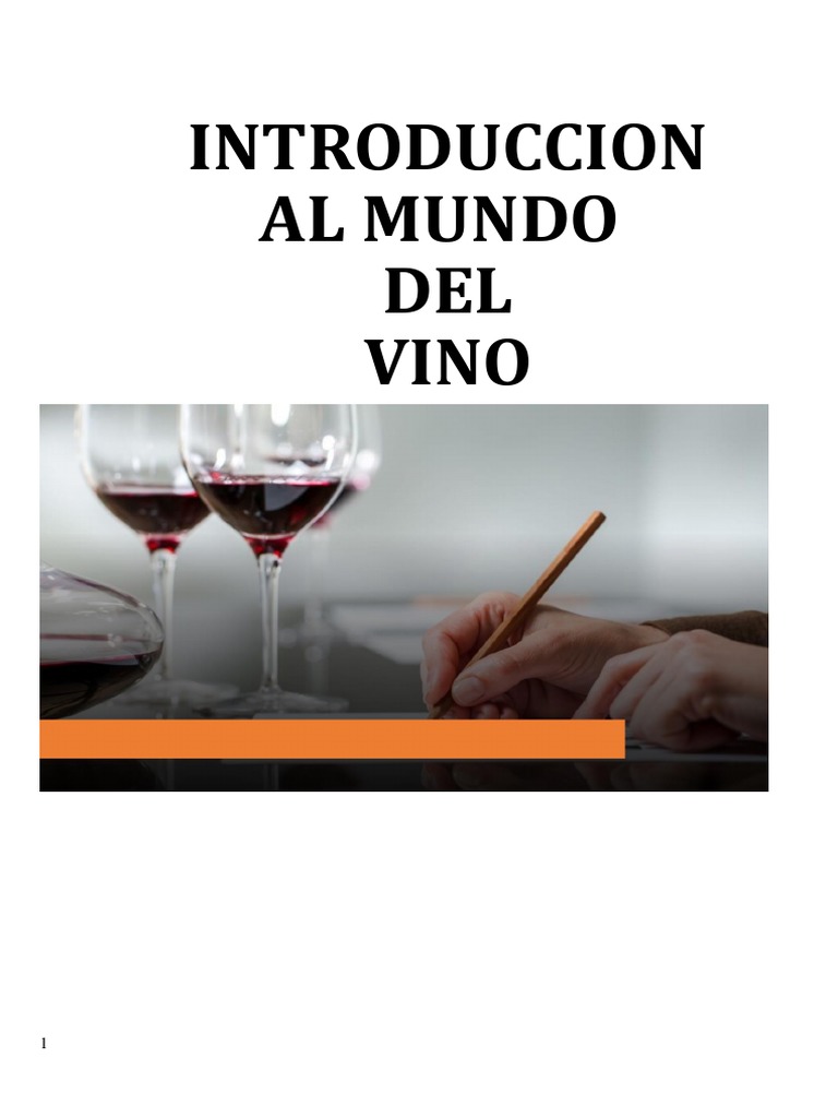 Introduccion Al Mundo Del Vino | PDF | Vino | champán Introduccion Al Mundo Del Vino | PDF | Vino | champán
