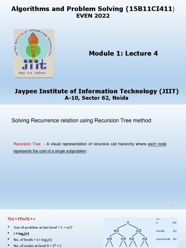 Module 1 Lecture4 Pdf Mathematical Logic Computational Complexity 6958