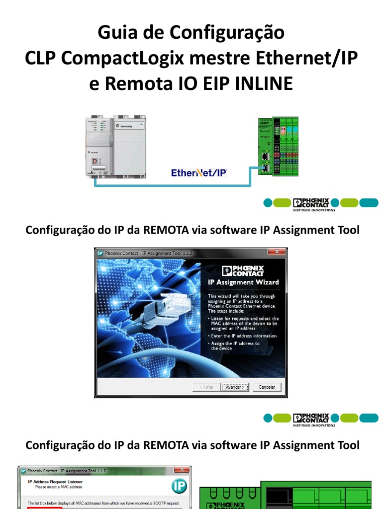 Guia de Configuracao ETHERNET - IP CompactLogix - BK - EIP | PDF | Rede de computadores ...