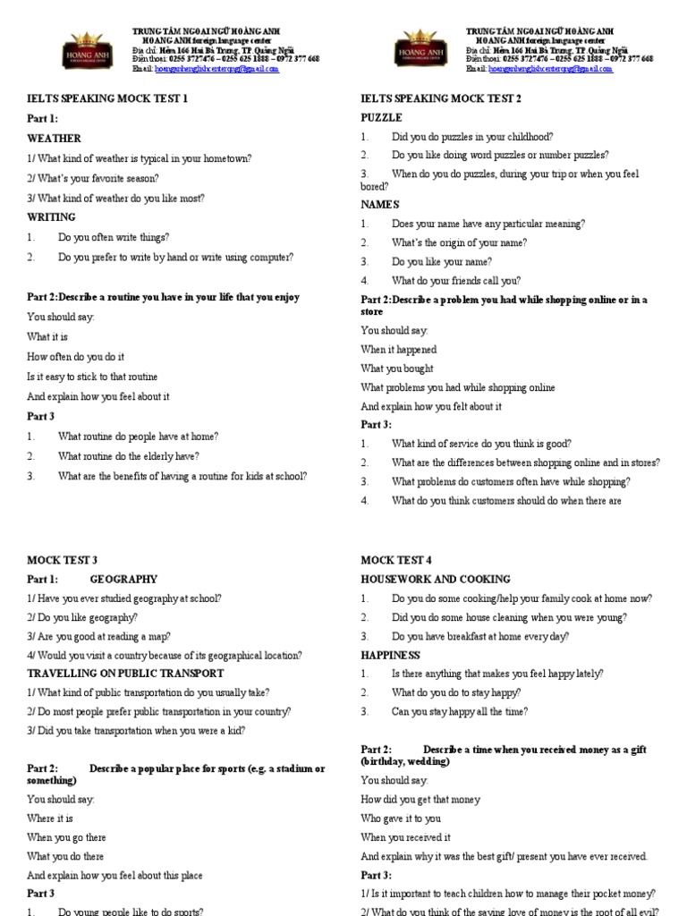 Official Mock Tests-I11-12 | PDF | Self-Improvement