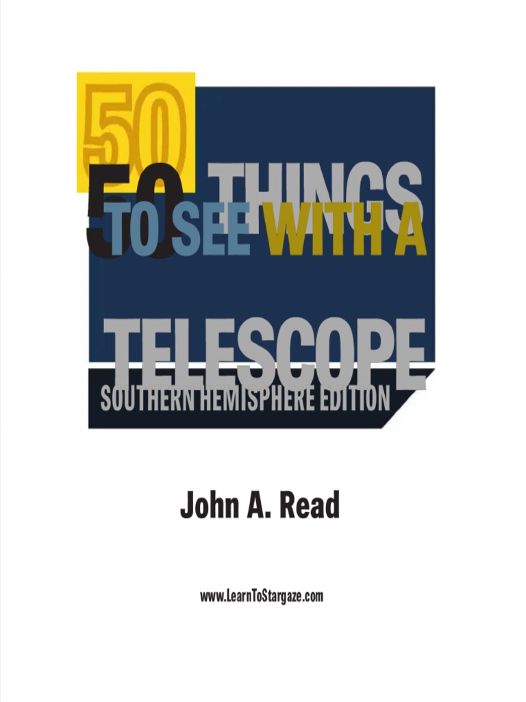 (PDF) John A. Read - 50 Things To See With A Telescope - WIAC - Info | PDF