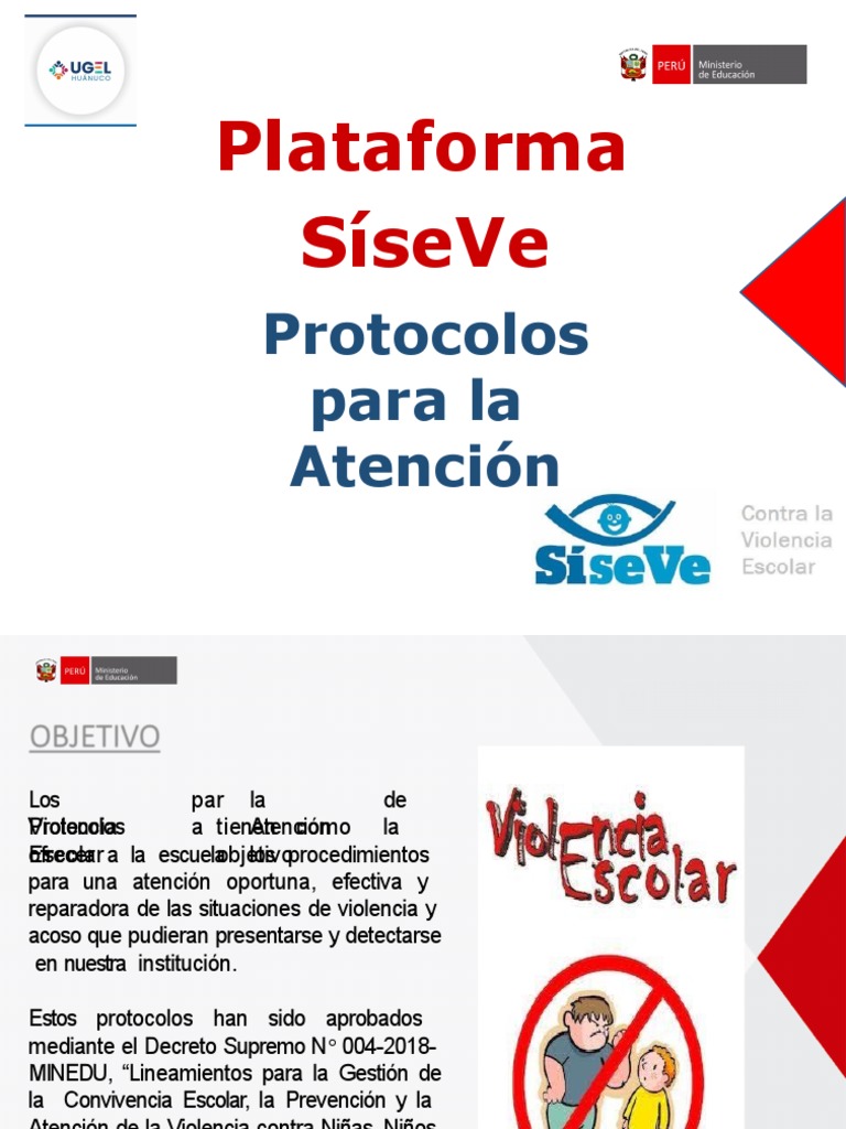 SISEVE PROTOCOLOS PARA LA ATENCION para Material | PDF | Violencia ...