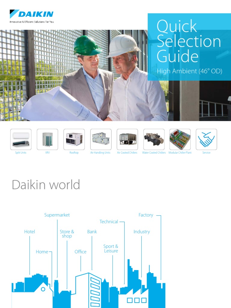 Daikin Quick Selection Guide | PDF | Home | Applied And Interdisciplinary Physics