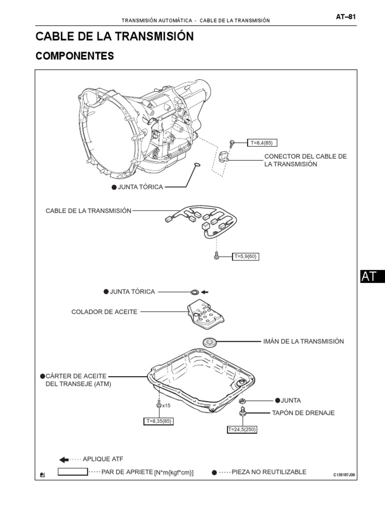 Diagrama y Manual Transmisión Terios | PDF | Transmisión automática ...