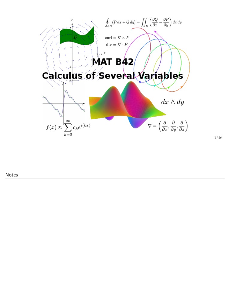 Advanced Calculus for Students | PDF | Area | Derivative