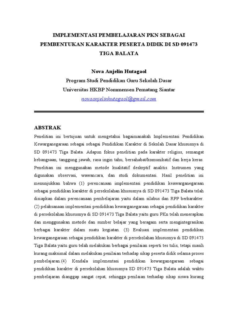 Jurnal PKN | PDF | Kesehatan Holistik