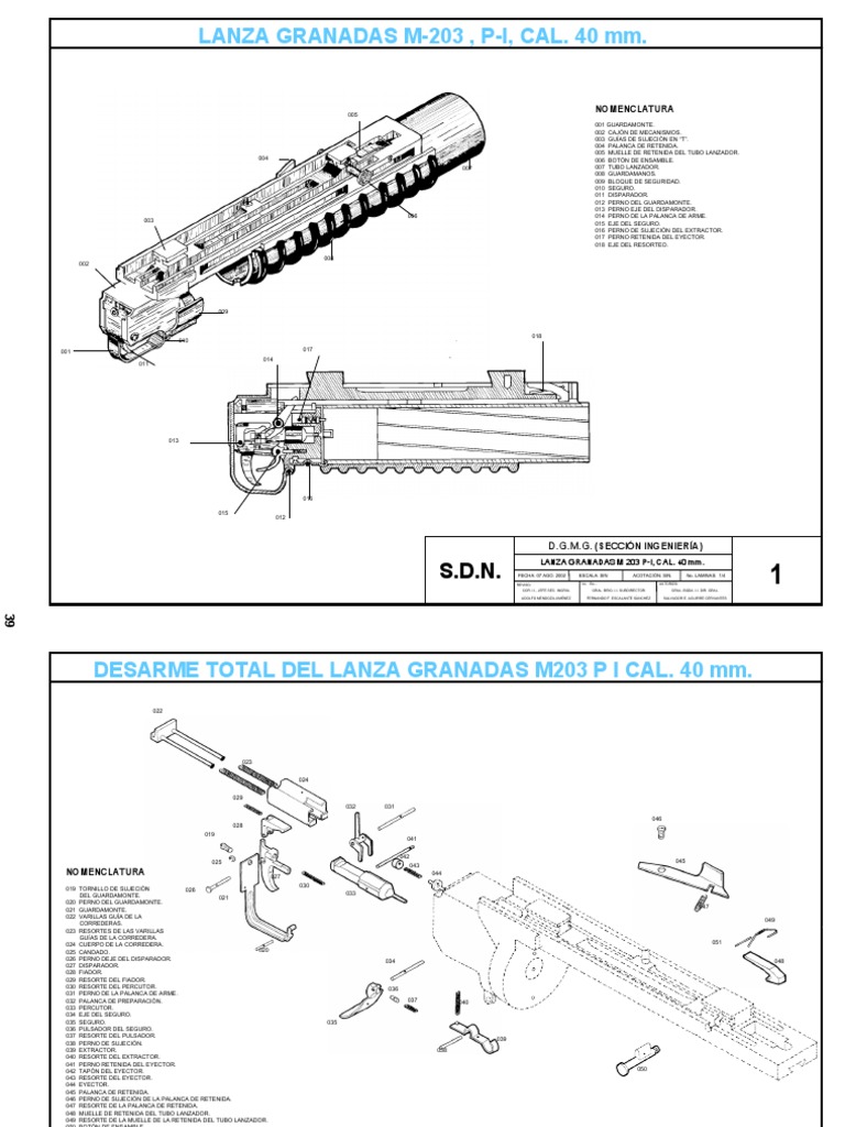 Aditamento Lanza Granadas m203 Pi | PDF