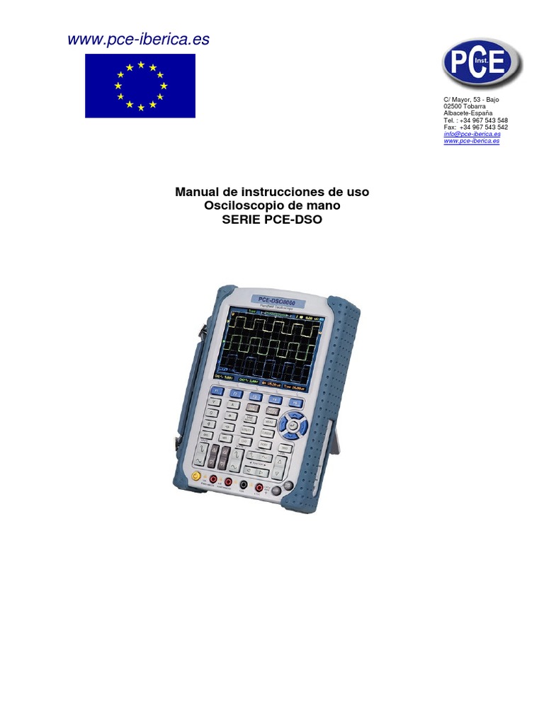 Manual Serie Pce Dso | PDF | Transformada de Fourier | Frecuencia