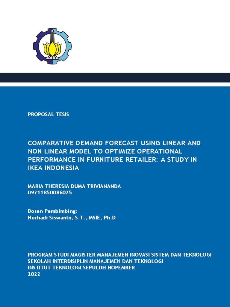 Contoh Cover Proposal Tesis SIMT | PDF
