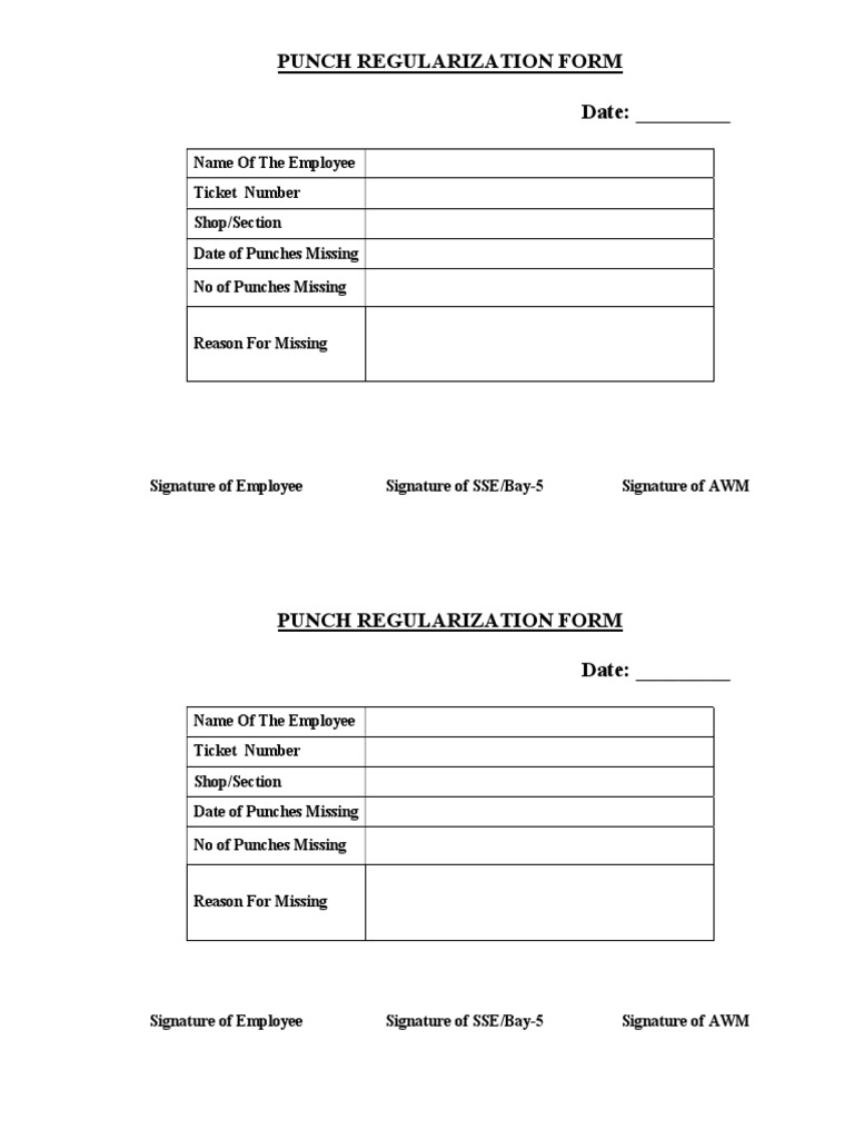 Punch Regularization | PDF
