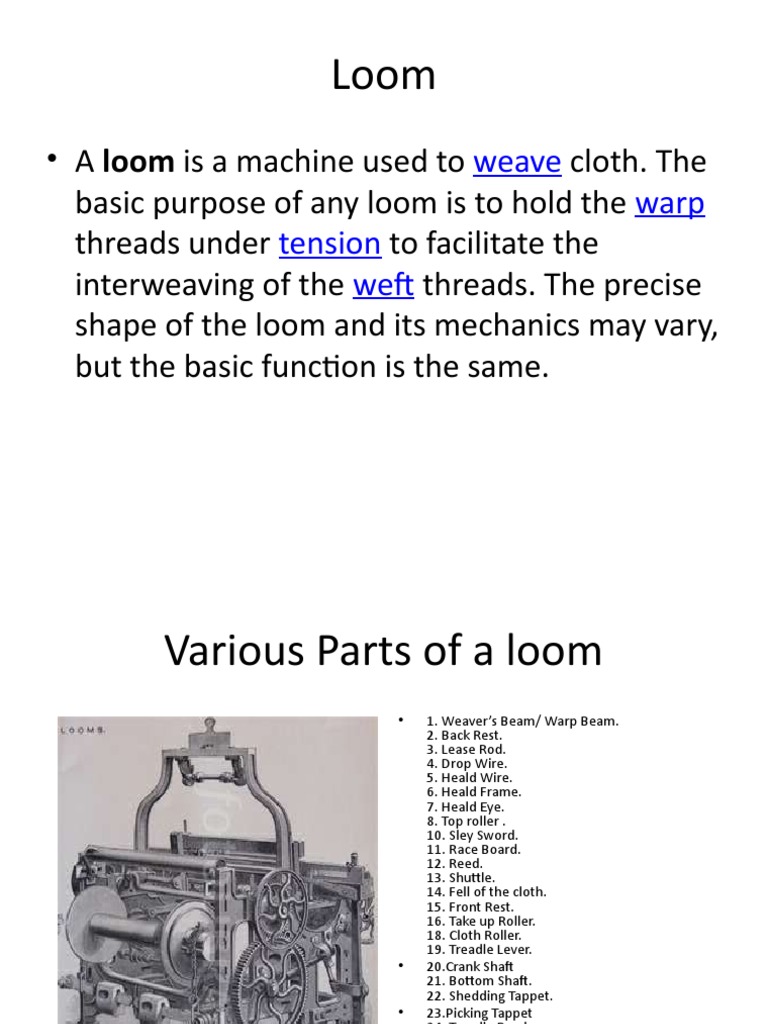 Loom | PDF | Loom | Crafts