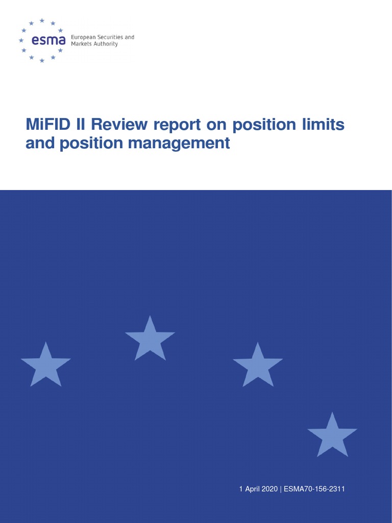 MiFID II Position Limits Review | PDF | Derivative (Finance ...