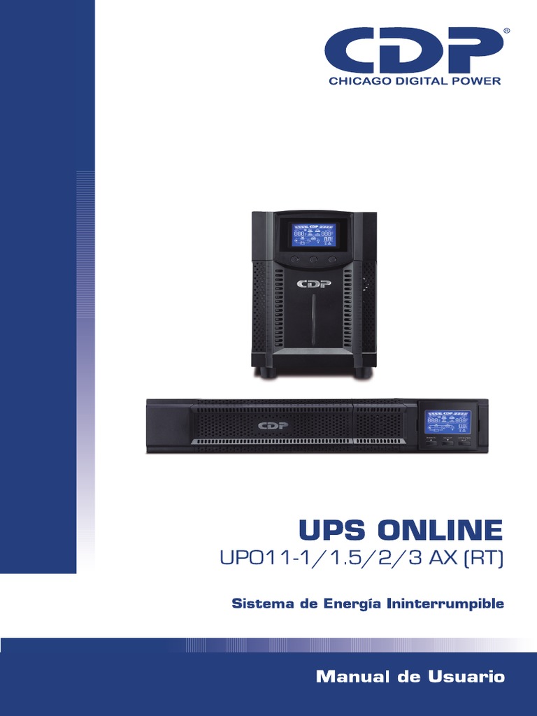 CDP-Manual Usuario UPO11 AX SPA FP1 | PDF | Ingenieria Eléctrica ...