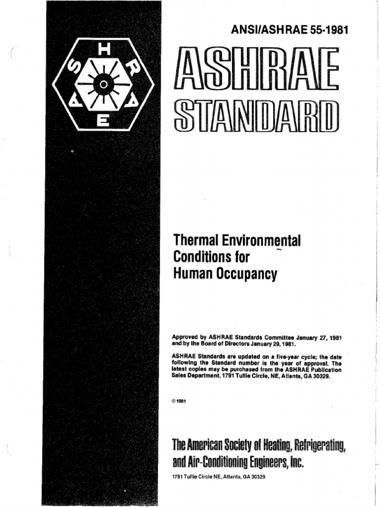 Ashrae 55-81 | PDF