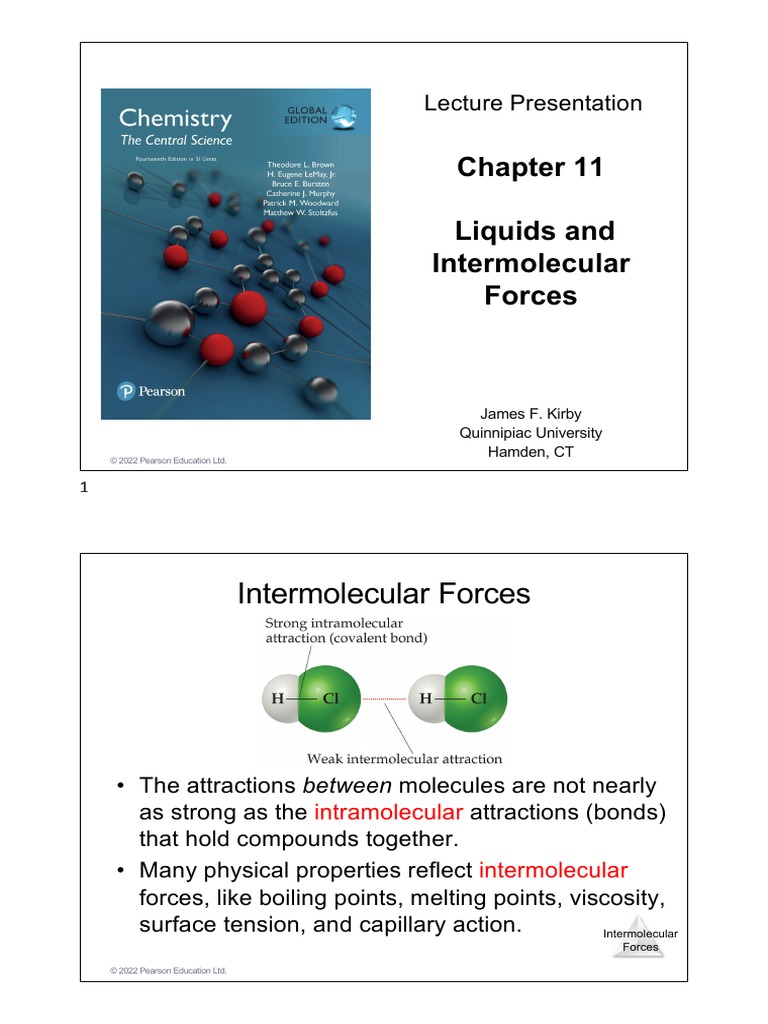 Unit 1 - Part 3 (Intermolecular Interaction) | Download Free PDF ...