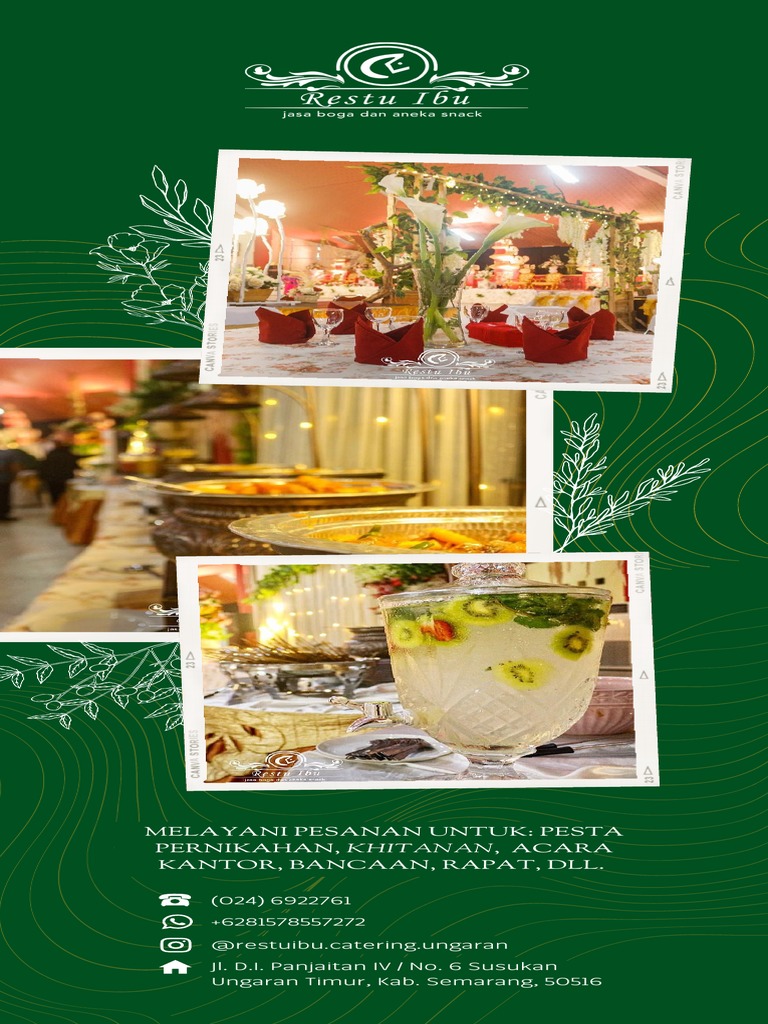 Menu Restu Ibu Catering 220311 | PDF